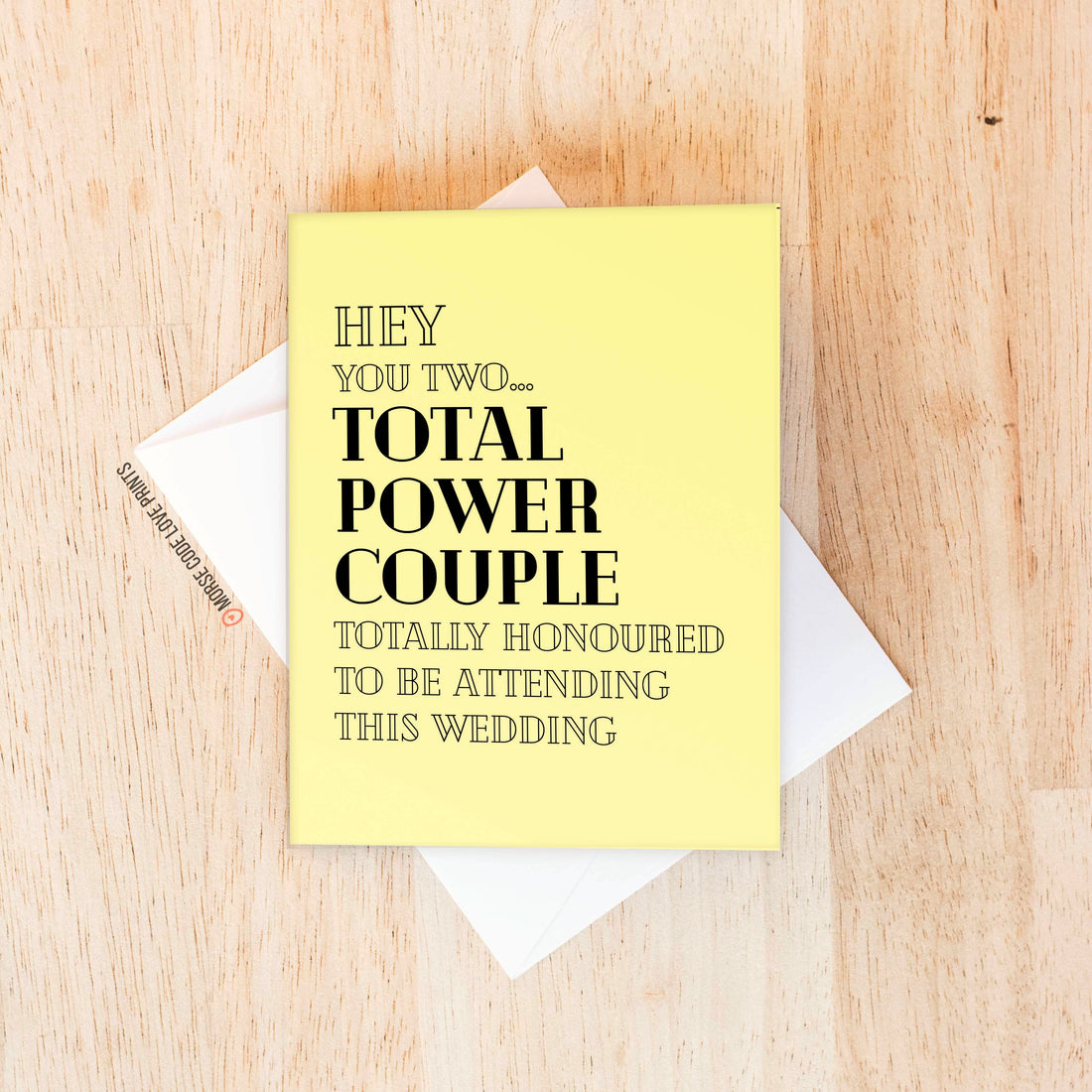 Power Couple Wedding Card – The Makers Keep