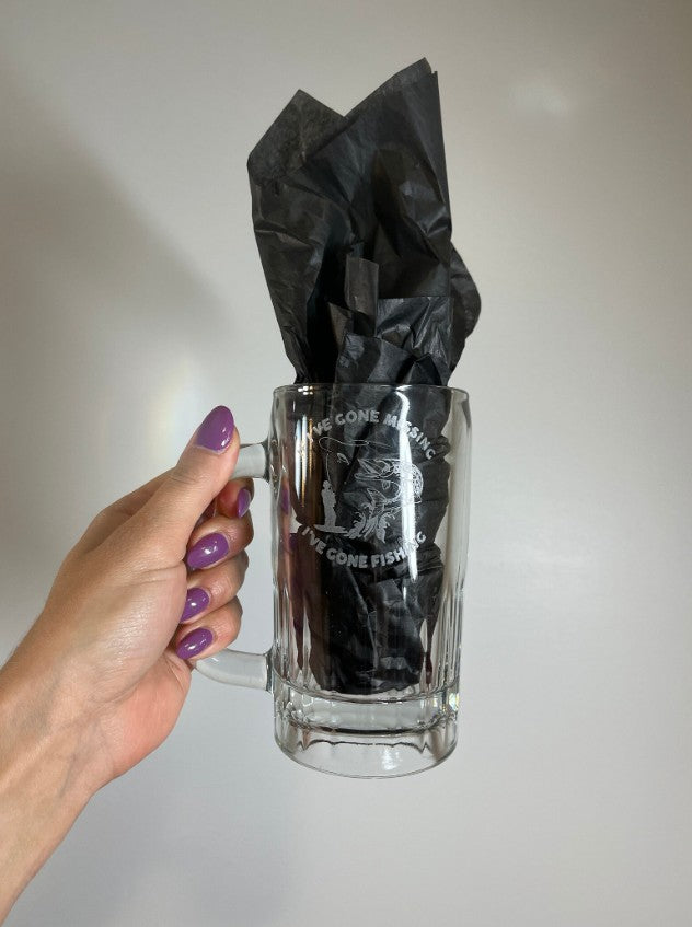 Gone Fishing Beer Mug – The Makers Keep